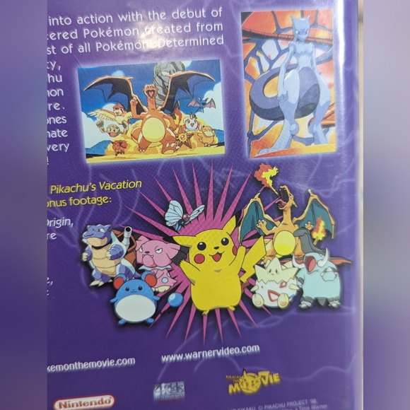 Nintendo | Media | Vtg Y2k Pokemon The St Movie Vhs Tapes Mewtwo Vs Mew ...